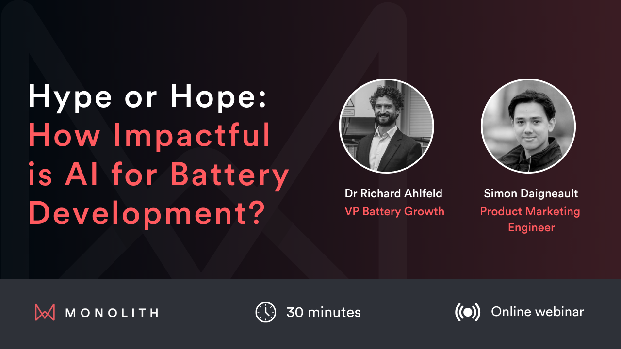 How Impactful is AI for Battery Development? | Monolith